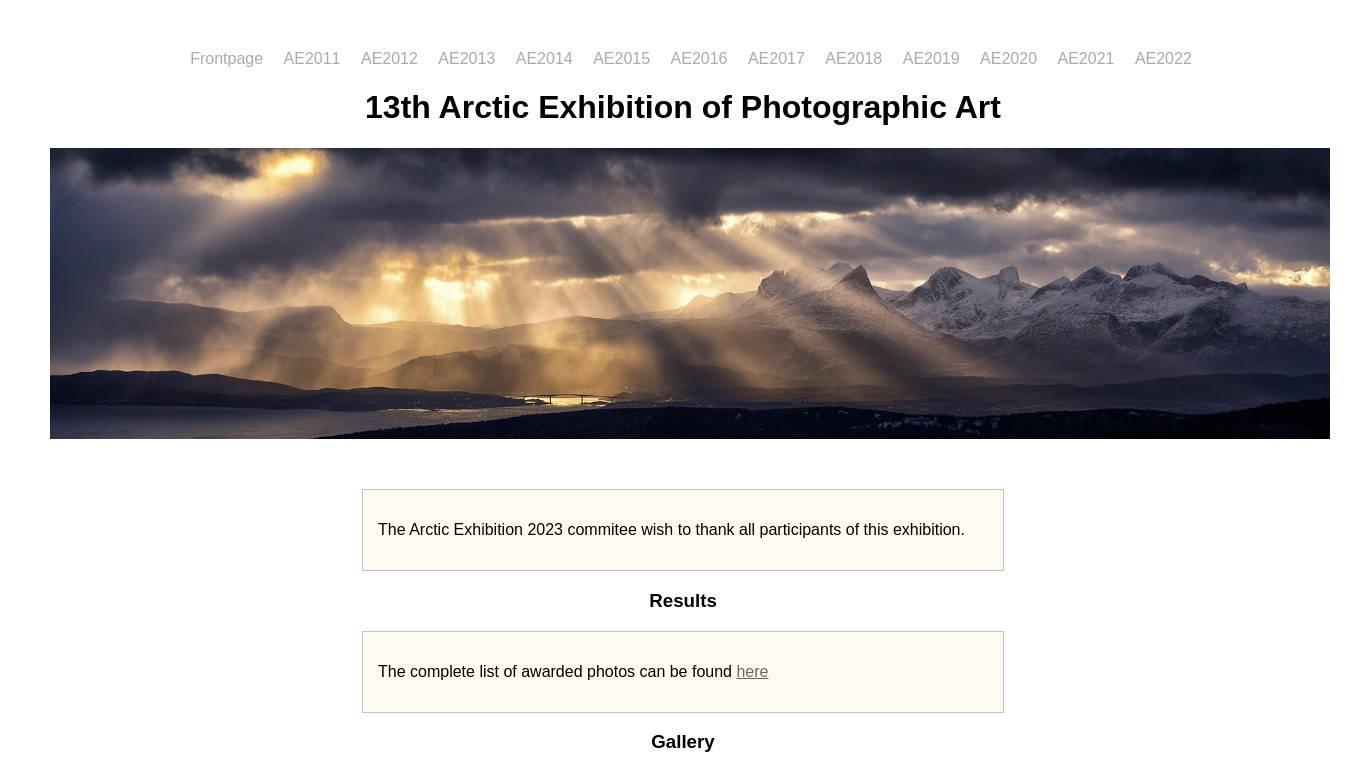 14TH ARCTIC EXHIBITION 2024 (L240028) - G.P.U., Global Photographic Union